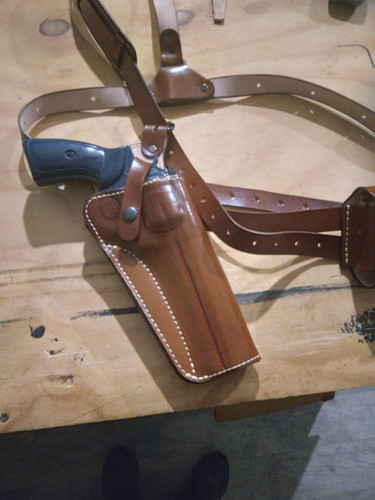 Chest holster for colt anaconda 6 inch with Ammo Carrier 12 bullets ...