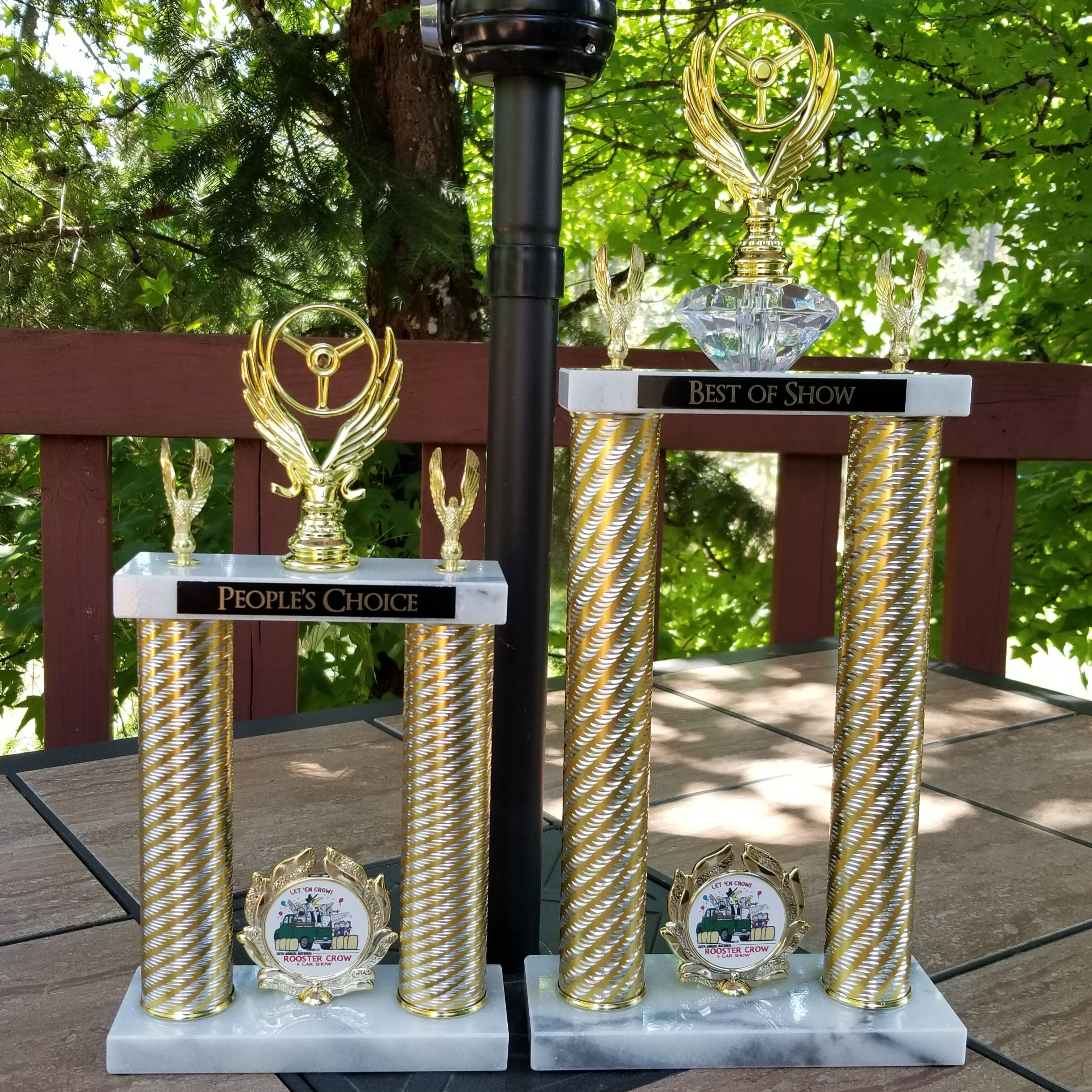 Double Column Trophy-2 sizes | Redline Engraving