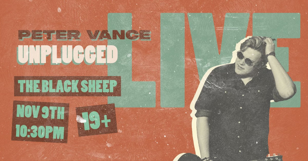 Peter Vance Unplugged.... | The Black Sheep