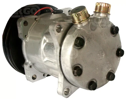 A/C COMPRESSOR PUMP FOR Claas SANDEN 2 GROOVE PULLEY SD7H15 HC-Cargo ...