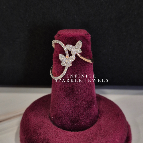 Flutter Embrace Diamond Ring | Infinite Sparkle