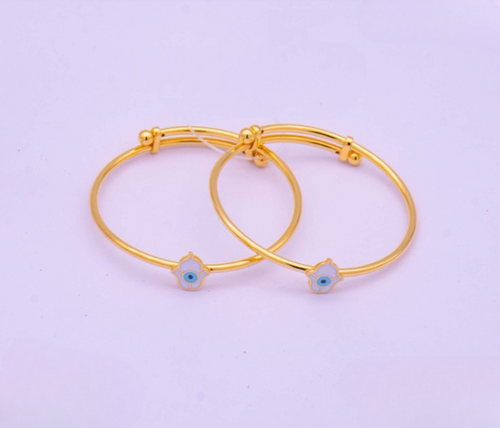 Evil Eye Baby Kada-Pair | Infinite Sparkle