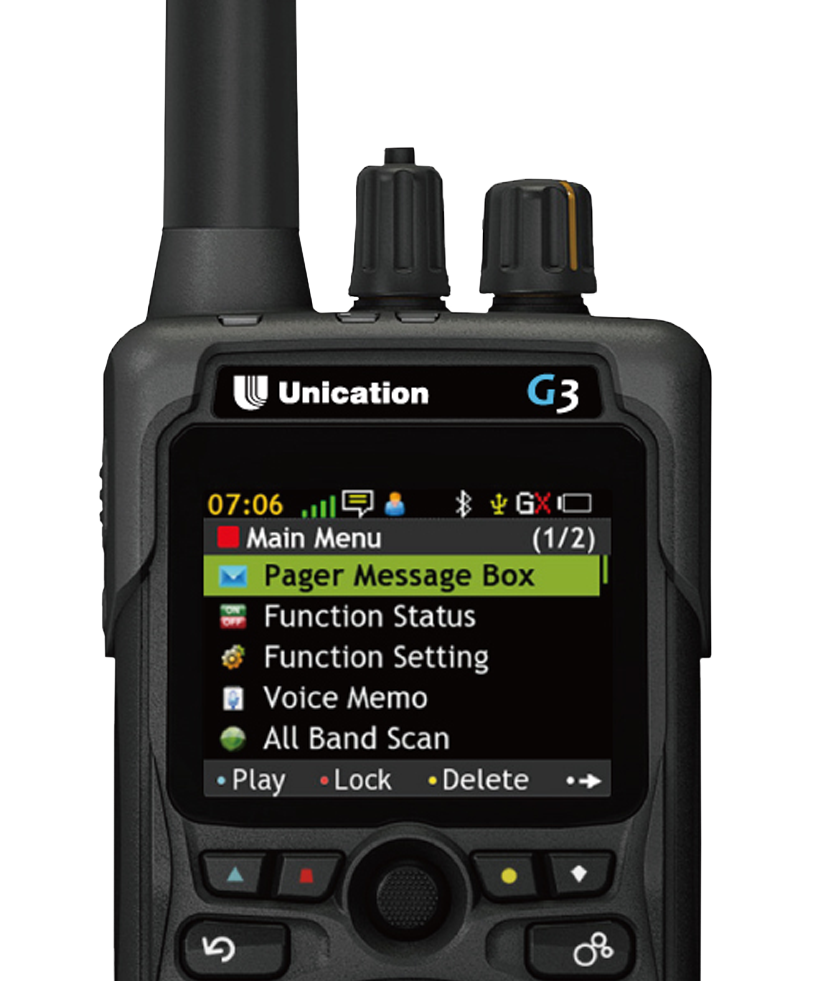 G-Series P25 Voice Pager | Unication