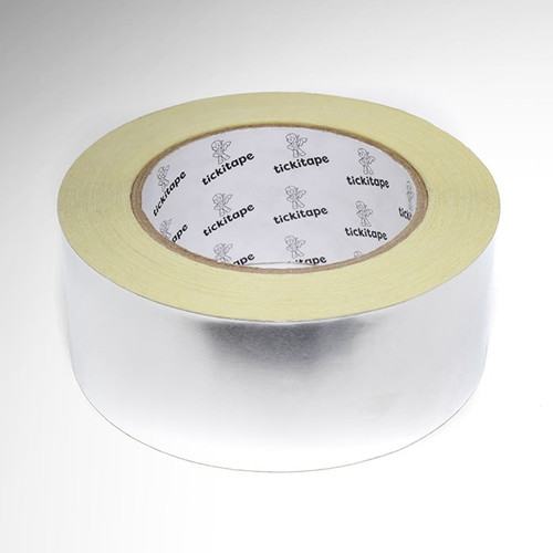 Self adhesive aluminium foil tape with liner 30 micron - AS291 | Tickitape