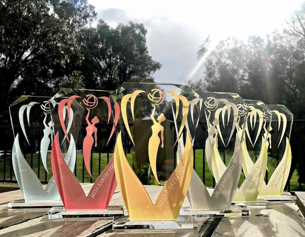 The Big 4 Beauty Pageants Trophies: Miss Universe, Miss Earth, Miss ...