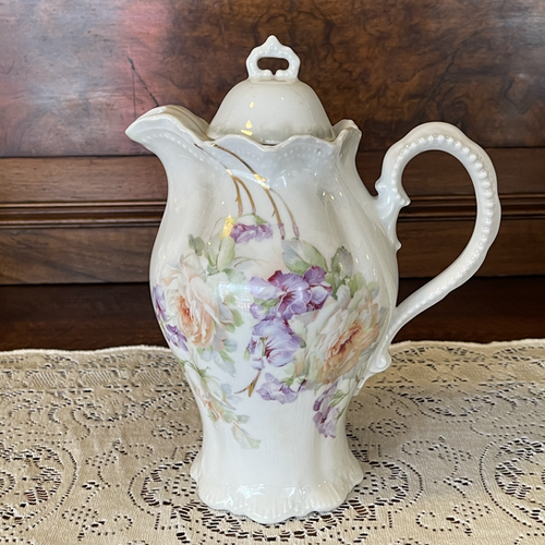 Leuchtenburg Germany Porcelain Chocolate Pot | shopantiques4u