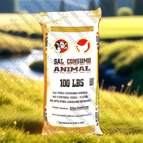 Sal Molida para animales 100 libras molida Consumo Animal limpia No ...