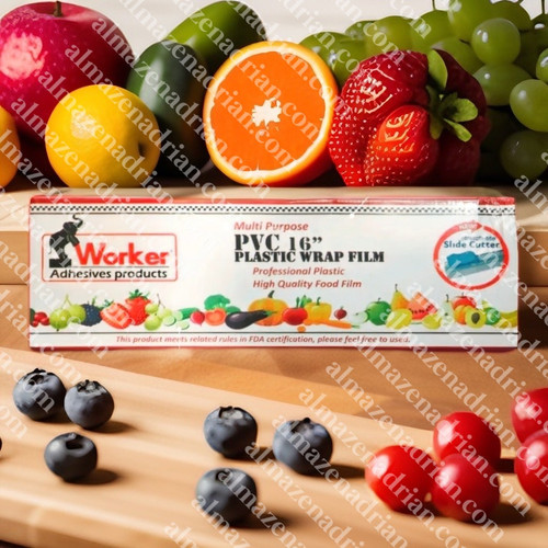 Papel Plastico PVC film paper 12” worker | almazene.com