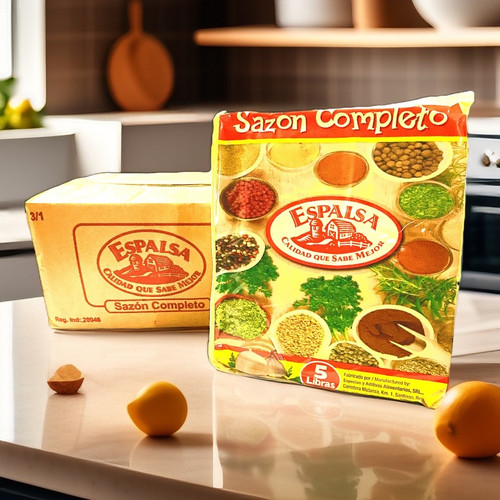 Sazón Completo Espalsa 3 paquetes de sazon 5 libras | almazene.com