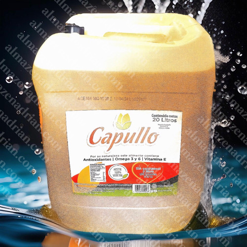 Aceite Capullo 20 litros Garrafon Gigante 44 libras | almazene.com