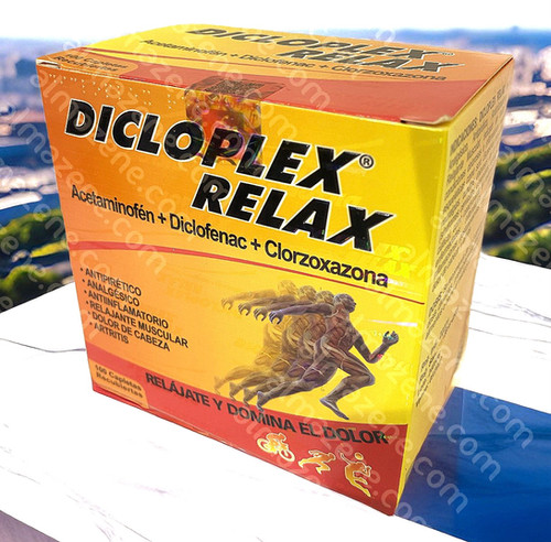 DICLOPLEX® RELAX DF Acetaminofén+Diclofenac+Clorzoxazona•ANALGÉSICO 100 ...
