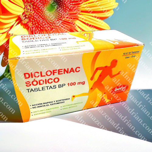 Diclofenac sodico 100 mg Beryl Diclomax | almazene.com