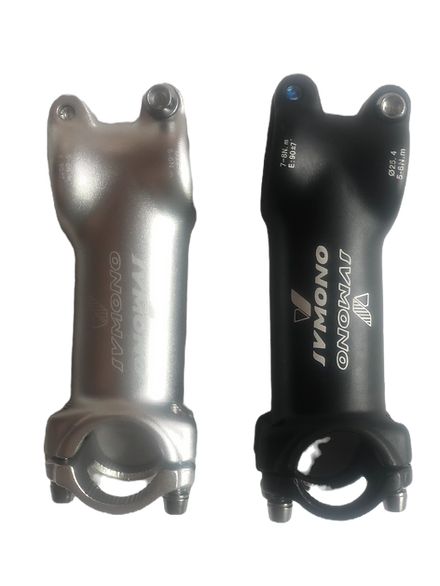 stem 90 MM X 25.4 MM X 1 1 8 Inch 7 Degree Black Sliver hackney cycles
