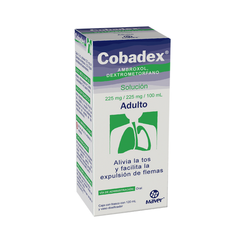 COBADEX, AMBROXOL/DEXTROMETORFANO, SOLUCIONC120ML | Innofarmx