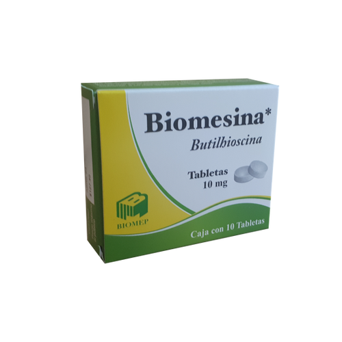 BIOMESINA,BUTILHIOSCINA C10 TABS | Innofarmx