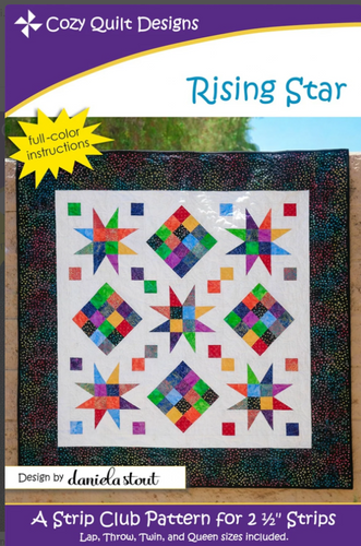 Rising Star Quilt Pattern by Cozy Quilt Designs | SewMuchLoveQuiltShop