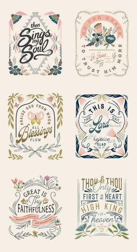 Songbook A New Page Unbleach Panel 24" 45550 11 Fancy that Design Moda ...