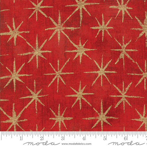 Grunge Seeing Stars Cherry 30148 23M Fabric by Moda 30148-23M ...