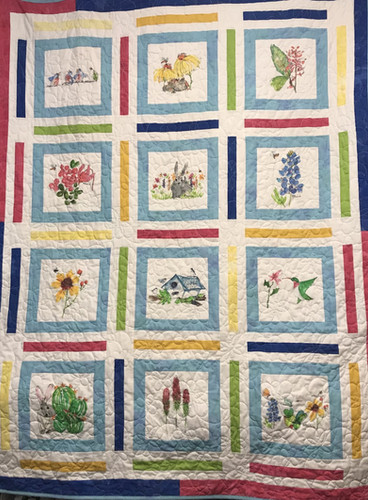 Heavenly Spring Quilt Kit 50" x 70" With BACKING | SewMuchLoveQuiltShop