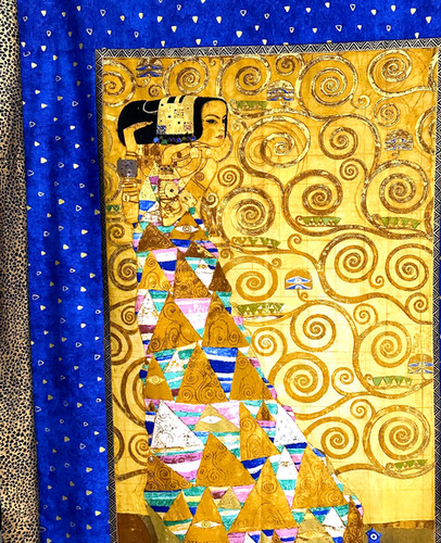 Gustav Klimt Expectation Quilt Kit 33" x 51" with Backing Robert ...