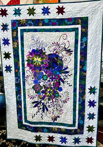 Venice Nights Quilt Kit with Backing 45.5 " x 64.5" by Robert Kaufman ...