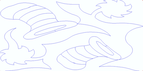 Cat in Hat Pantograph | SewMuchLoveQuiltShop