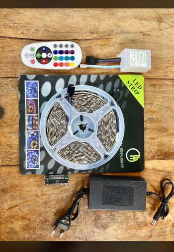 TM LED Strip Light 5 Meters With Remote Waterproof Multicolor | VAARMOR ...