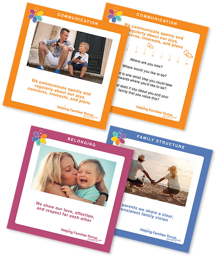 Helping Families Thrive Strengths Cards | Drleoniewhite