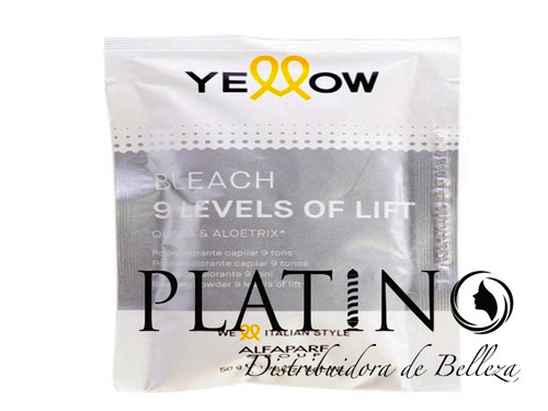 DECOLORANTE 9 LEVELS YELLOW 50G | platino