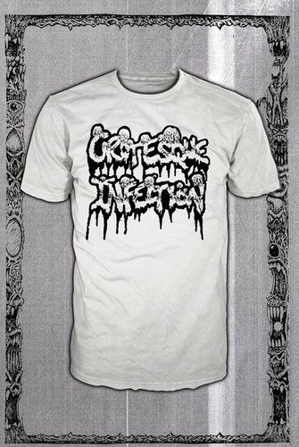 GROTESQUE INFECTION LOGO WHITE | twisted-ts