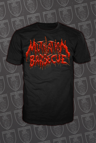MUTILATION BARBECUE logo black short sleeve | twisted-ts