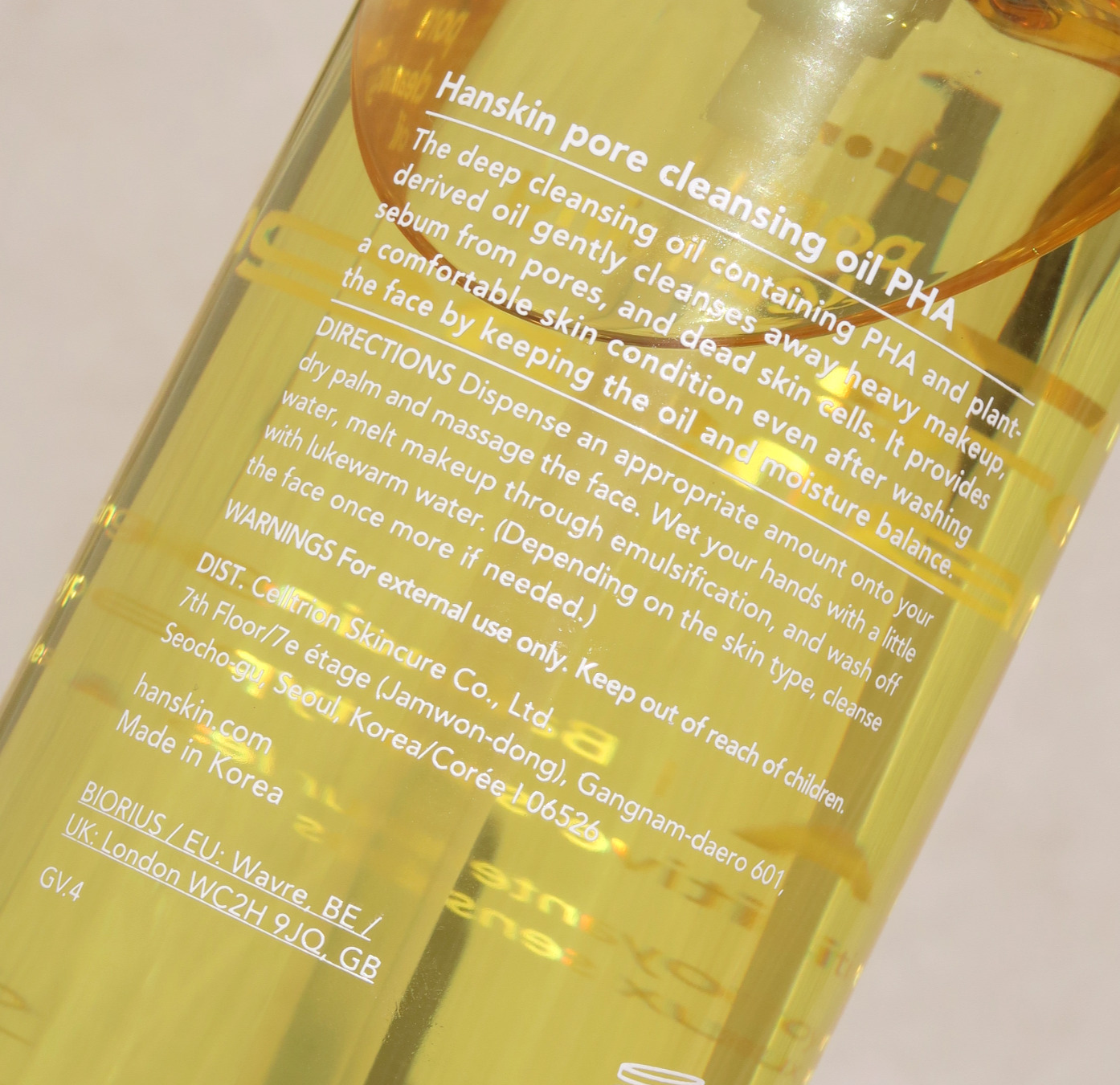 Hanskin PHA Pore Cleansing Oil, Review