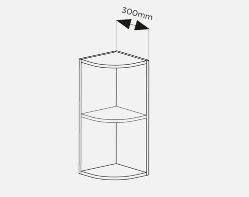 Curved Wall Unit | Supply Kitchen Doors