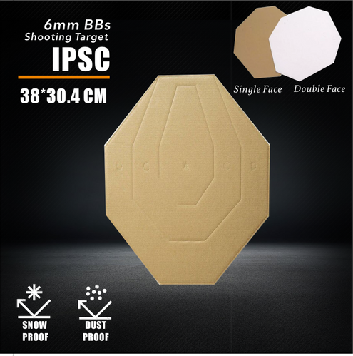 IDPA 6mm Airsoft Shooting Target Cardboard | ultraforceairsoft IDPA 6mm ...