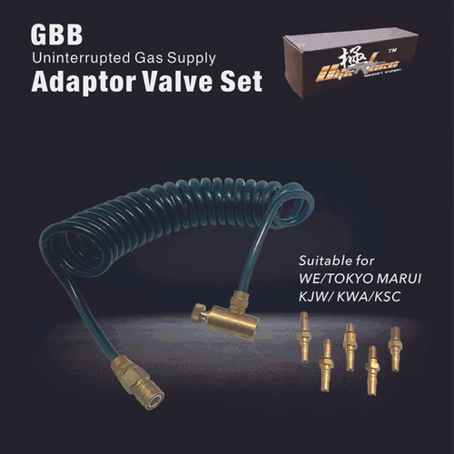 GBB Uninterrupted Gas supply Adaptor Valve set | ultraforceairsoft GBB ...