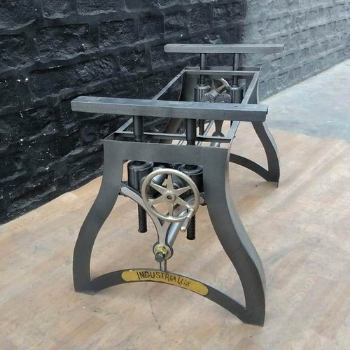 Industrial ux Crank Table base | Rustic Green Home