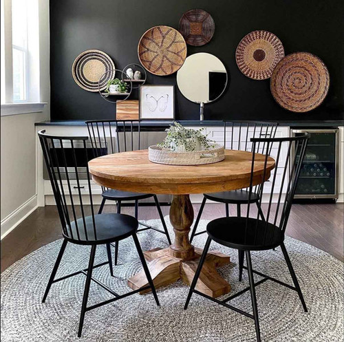 Modern Round cafe table chair | Rustic Green Home