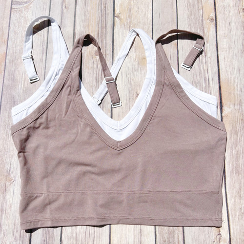 Modal Longline Plunge Mastectomy Bra | The Busted Tank®