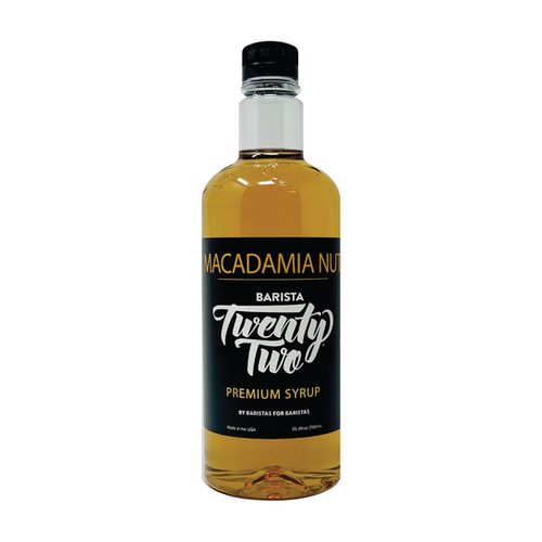 MACADAMIA NUT SYRUP 750mL | Barista22