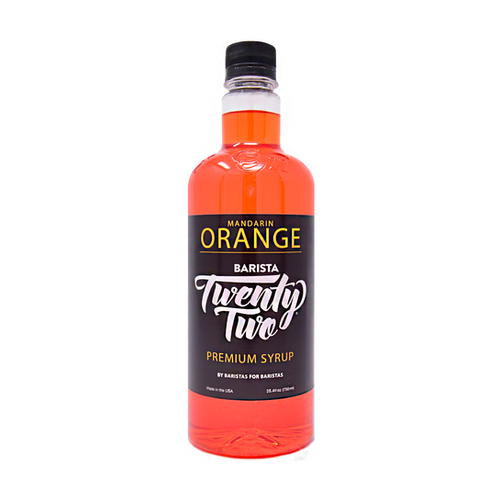 MANDARIN ORANGE SYRUP 750mL | Barista22