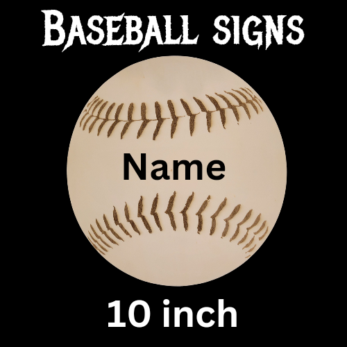 Custom baseball signs | TERMINAL GAME CALLS