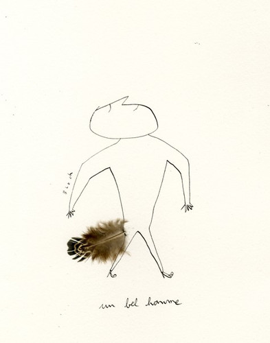 Dessin original Un bel homme - Serge Bloch | un jour une illu