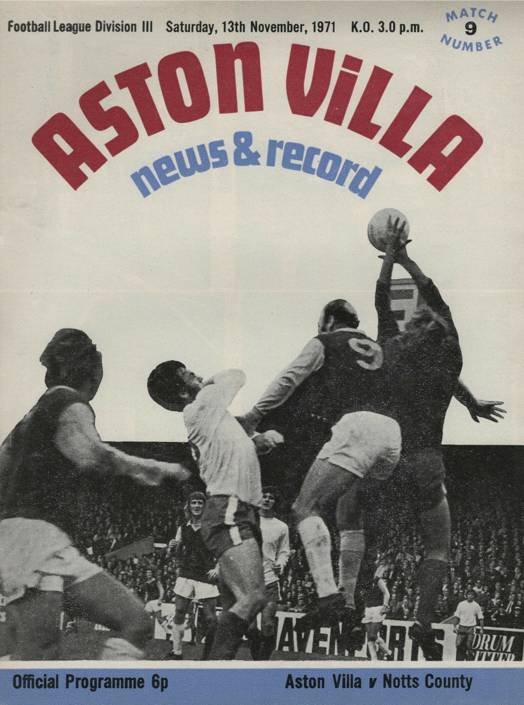 Aston Villa matches refereed by Colin Fallon | Aston Villa Database