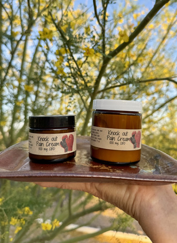 Knock out Pain Cream with CBD | Desert Sun Body Care