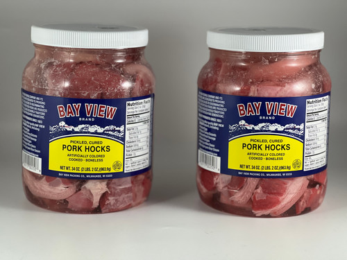 2 Pack Tavern Style Pickled Pork Ham Hocks - 34 oz. Jars - Factory ...