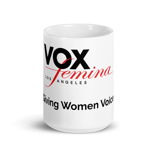 White VOX Mug | VOX Femina LA