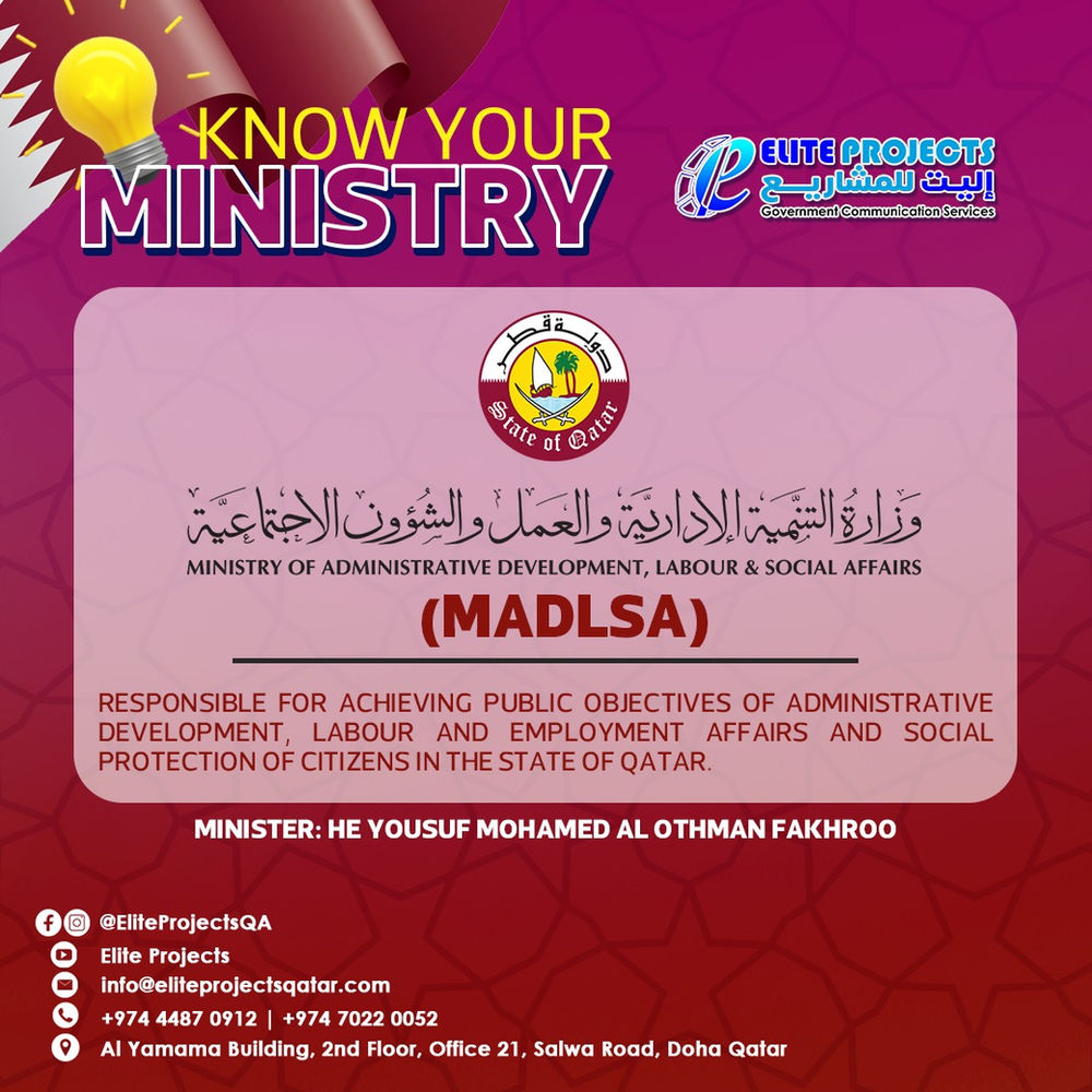 Know yYour Ministry: Ministry of Administrative Development, Labour and ...