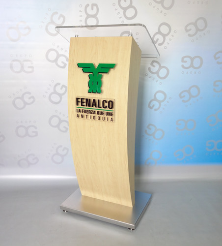 Atril 031 Basic | Madera, Acrilico y Acero | Atriles y pulpitos