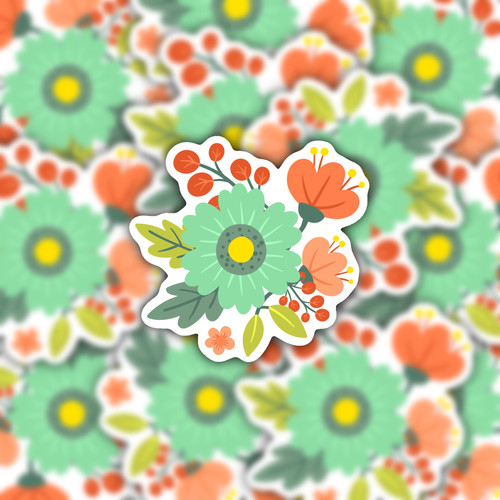 Bouquet #1 Sticker | Amber Runyan