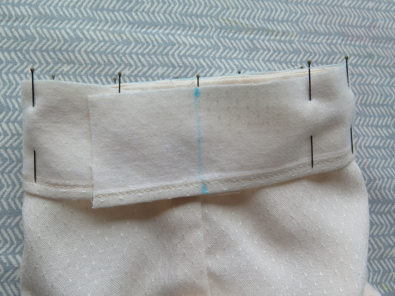 Making a facing/binding exactly the right length for an opening